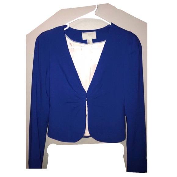 H&M | Jackets & Coats | Hm Blue Blazer | Poshmark